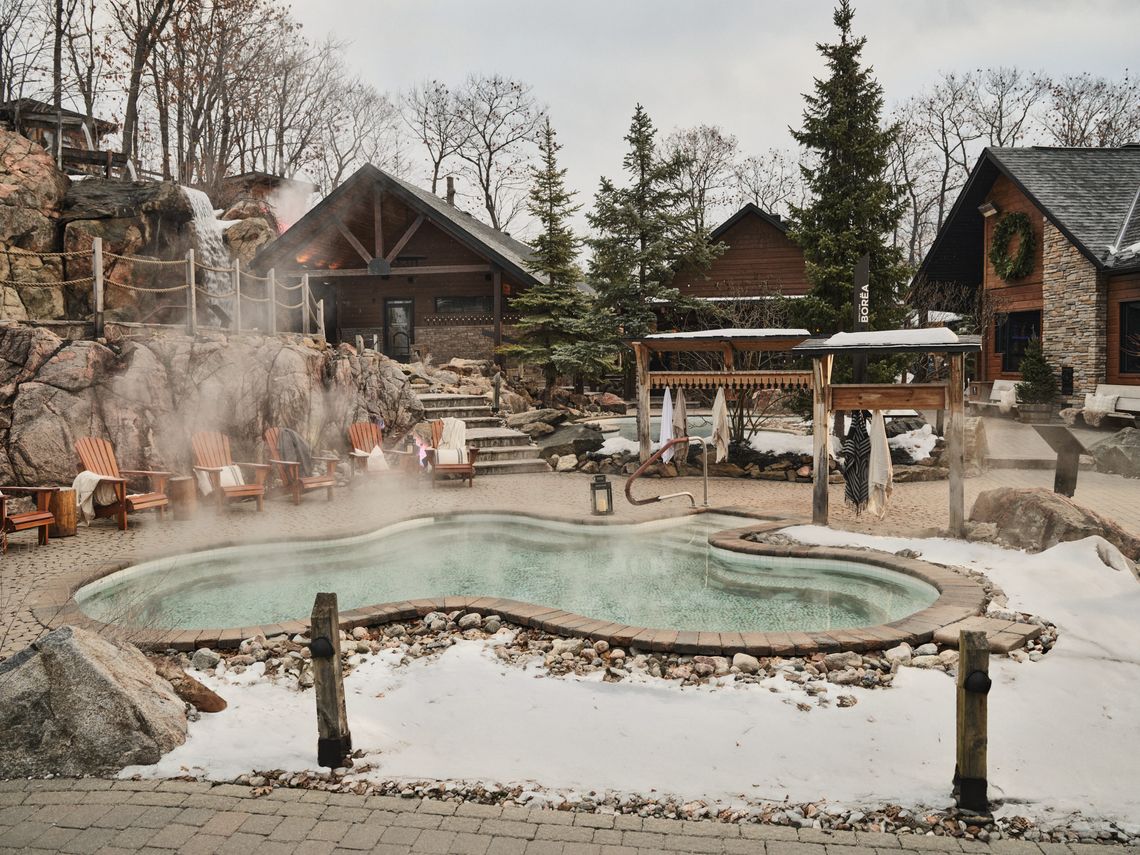 Accès aux bains et saunas | Nordik Spa Village Chelsea