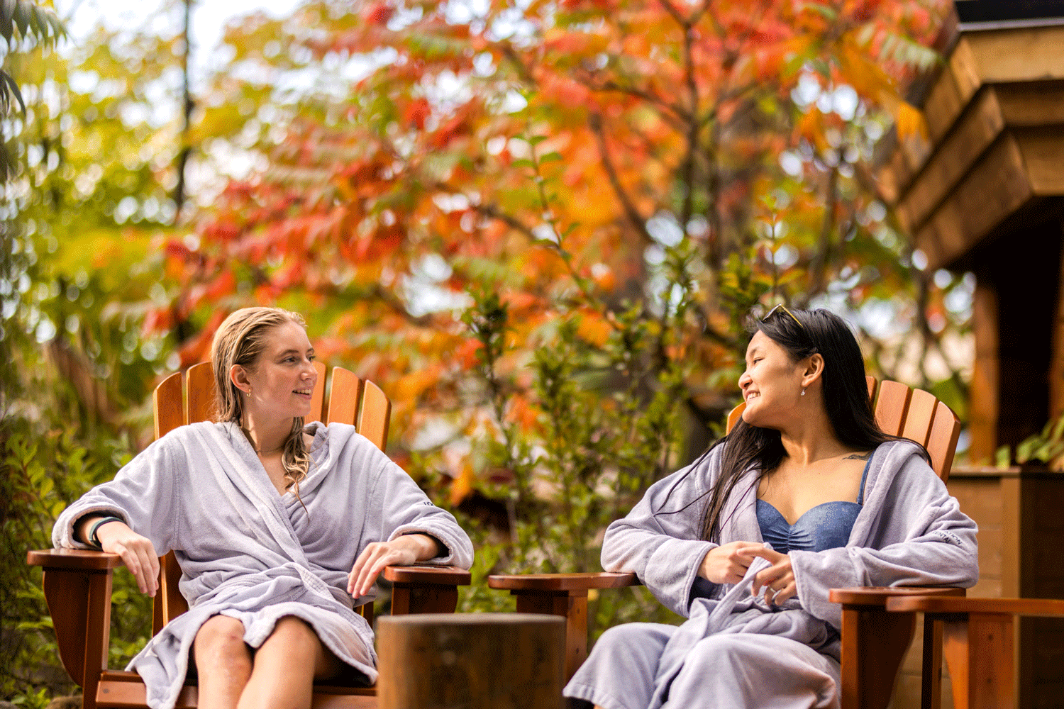 Accès aux bains et saunas | Nordik Spa Village Chelsea